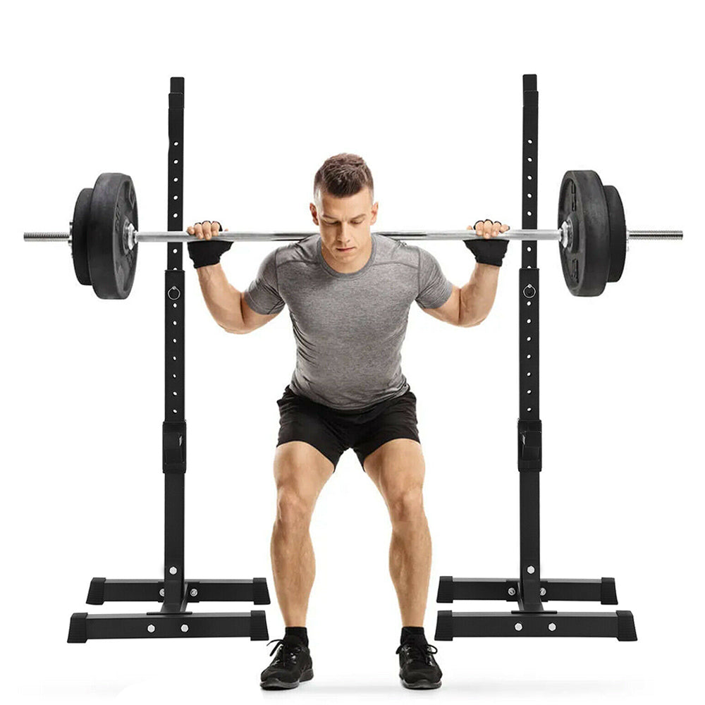Split Squat Rack Adjustable Barbell Stand – Denny Furniture